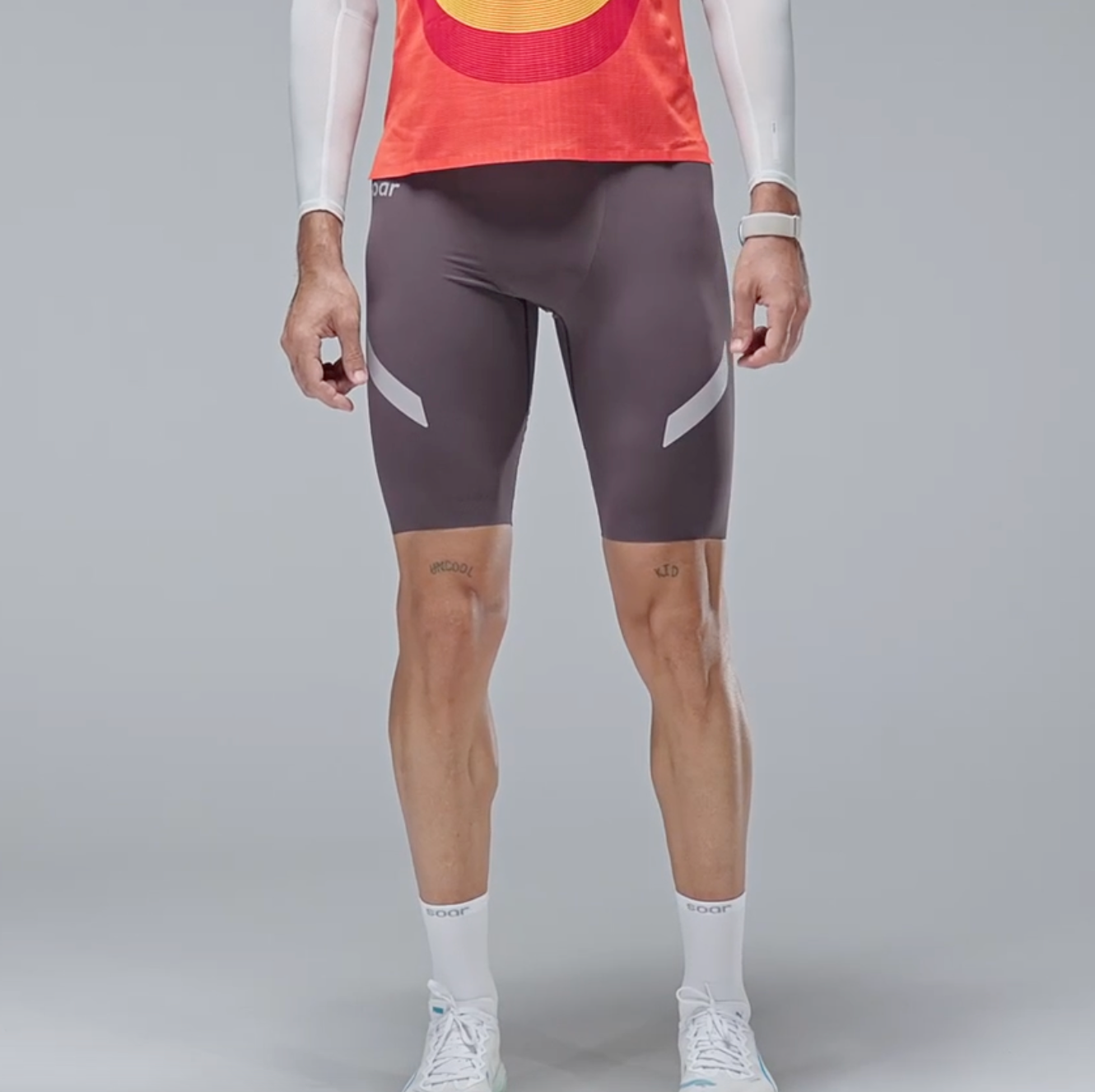 SOAR Running: Men's Half Tights - Dark Grey – HEATWAVE